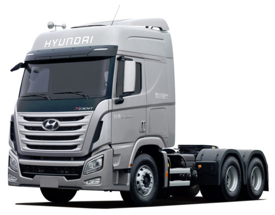 Обзор седельного тягача Hyundai Xcient 6x4